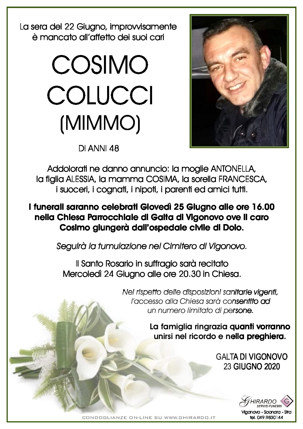 COLUCCI COSIMO (MIMMO) – Ghirardo